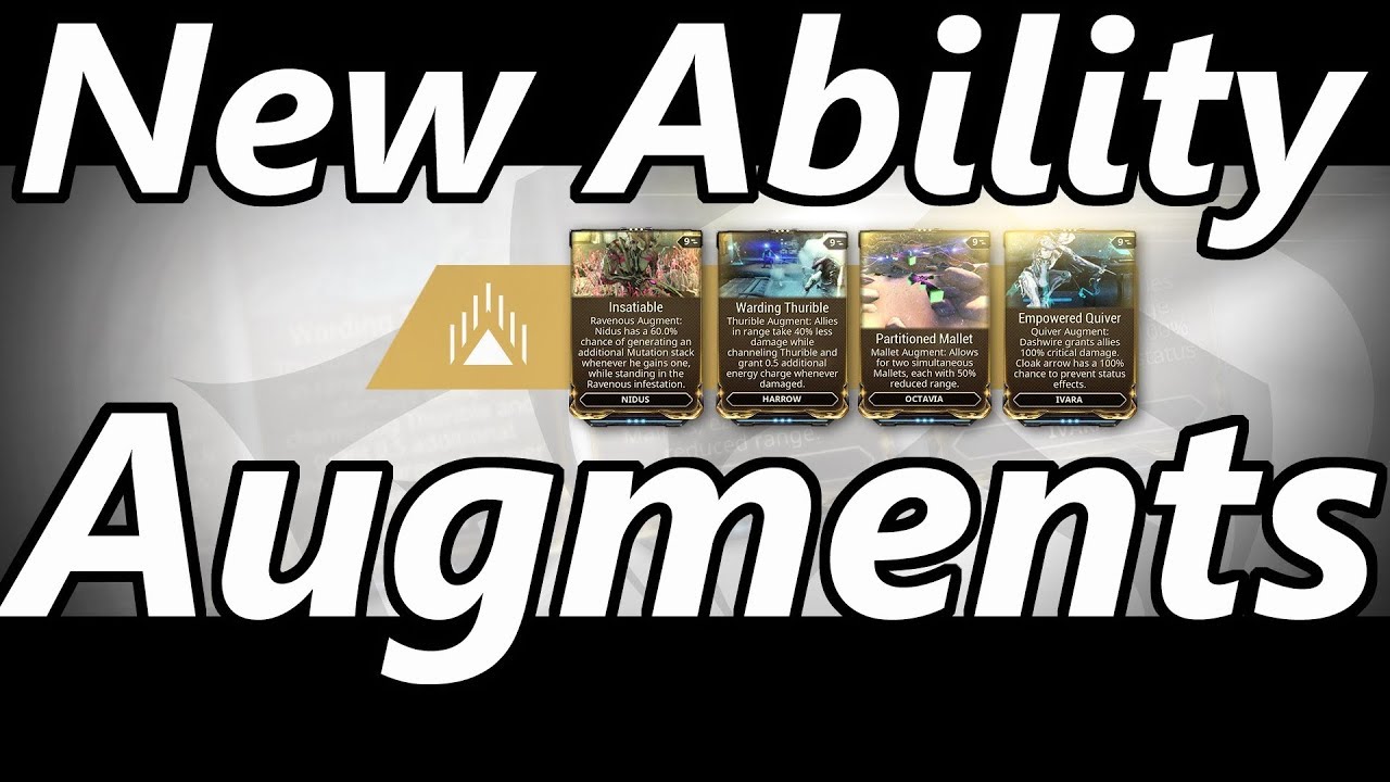 New Warframe Augments for Nidus, Harrow, Octavia and Ivara - YouTube