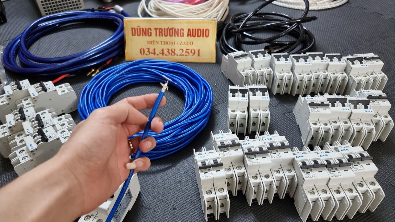 dây tín hiệu coxial bạc đức xịn oehlbach nf113 , dây cực kì mềm mại , công tắc cb 15a eaton hàng ...