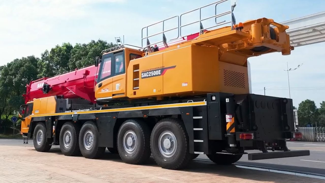 Unleash the Power: SANY SAC2500E Crane - YouTube
