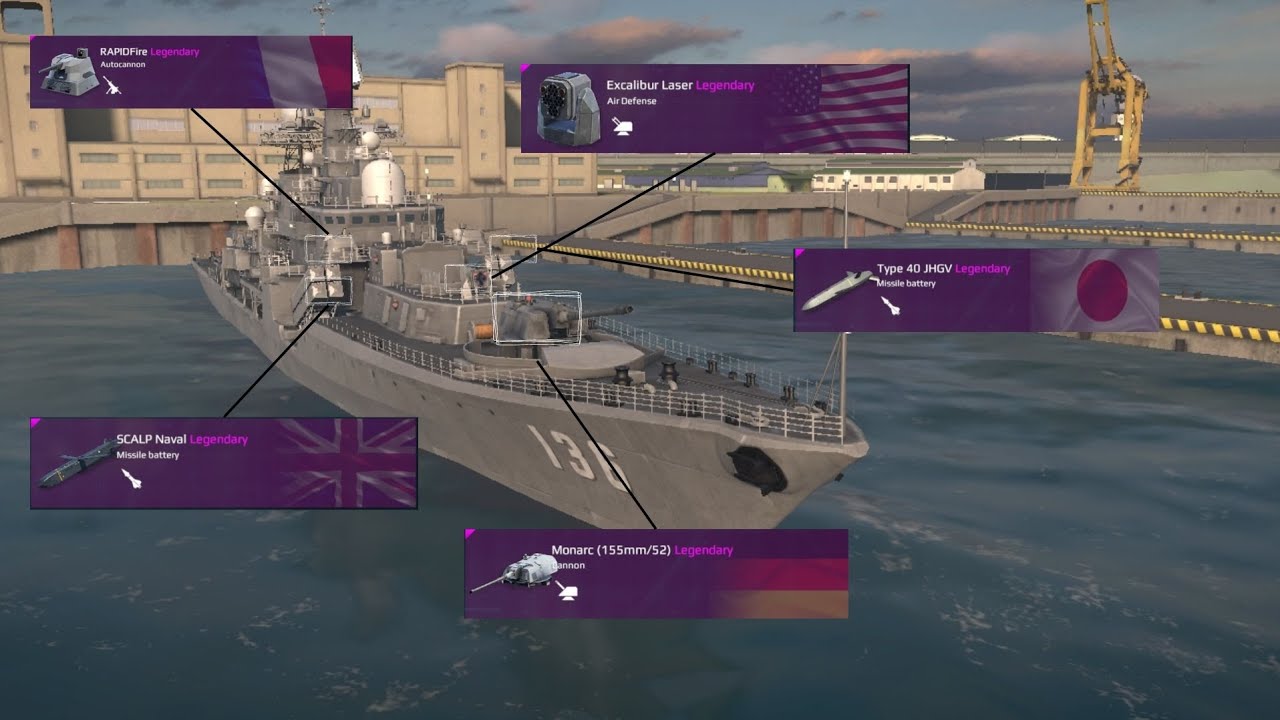 CN Type 956E Hangzhou full legendary equipment |Modern Warship - YouTube