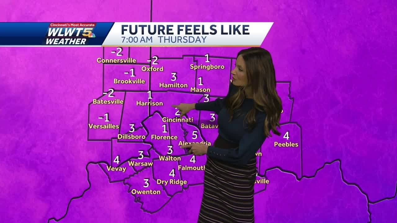 Dangerously cold wind chills Thursday morning - YouTube