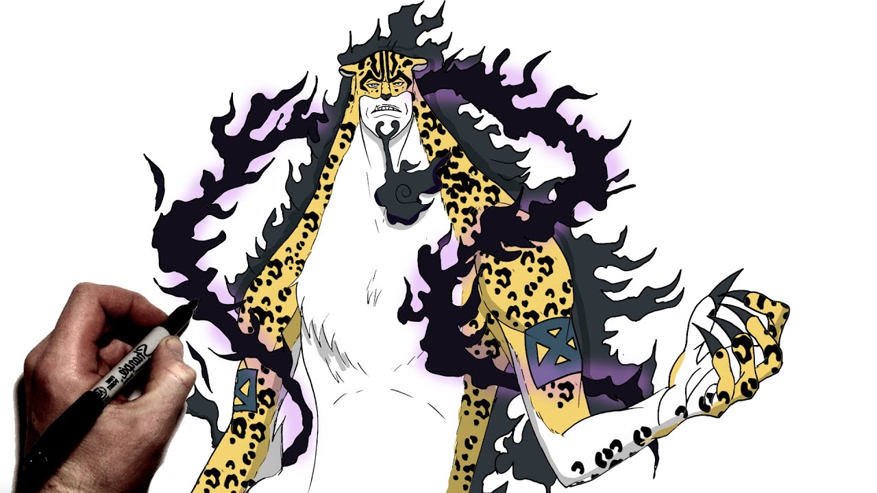 How To Draw Lucci Awakened | Step By Step | One Piece - YouTube