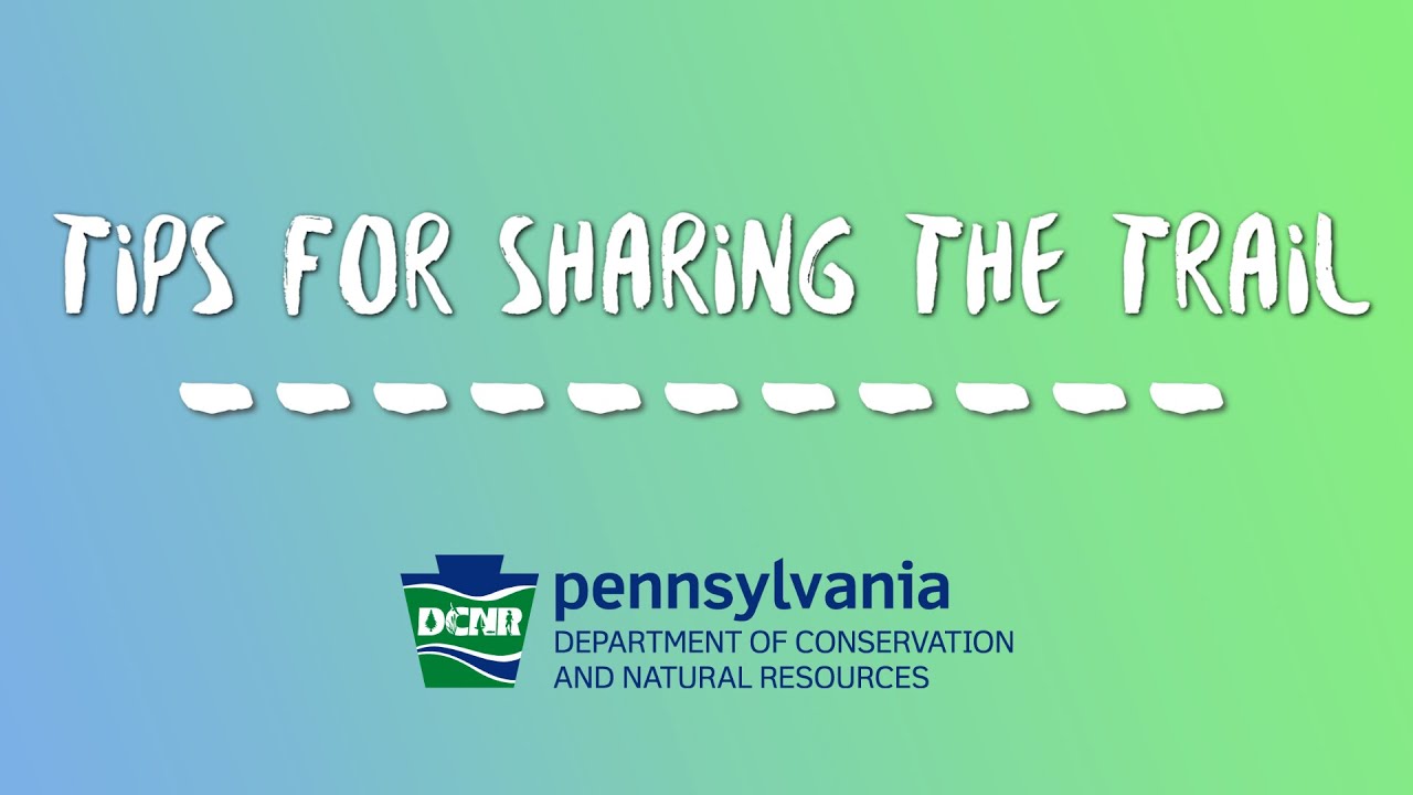 Tips for Sharing the Trail - YouTube