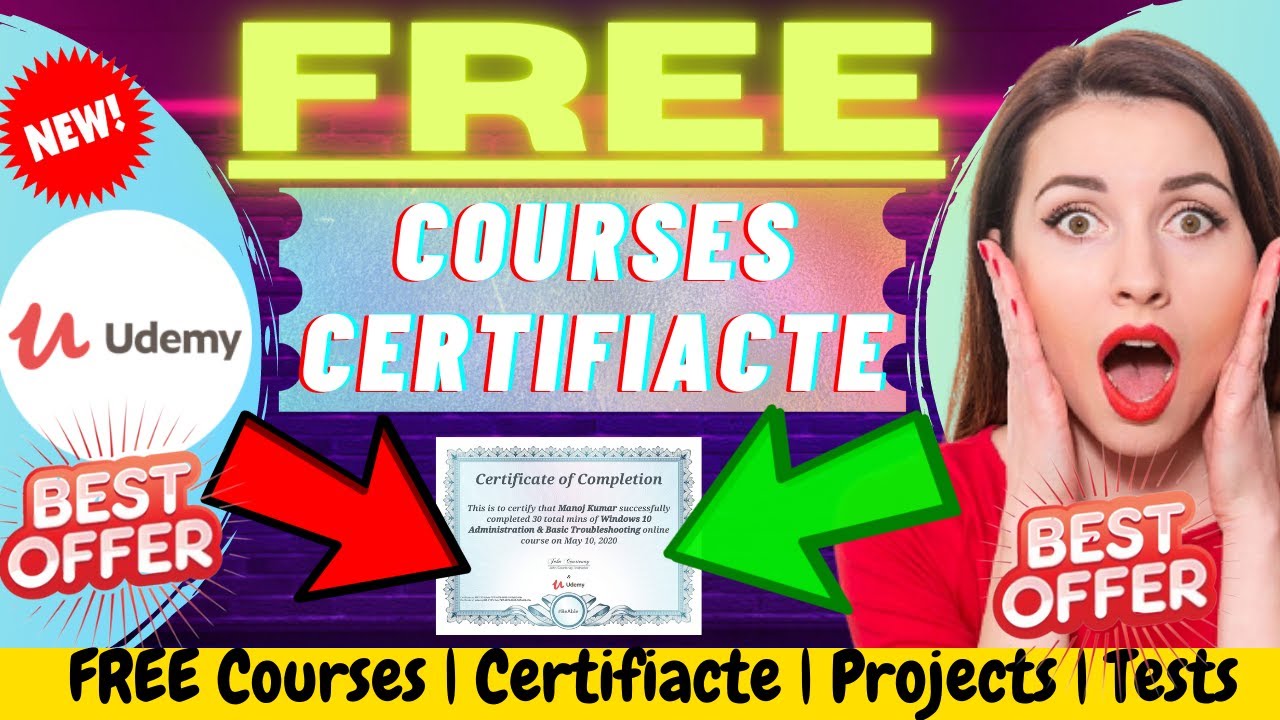 Udemy FREE Courses Certificate | UDEMY | Udemy FREE Courses Certificate ...