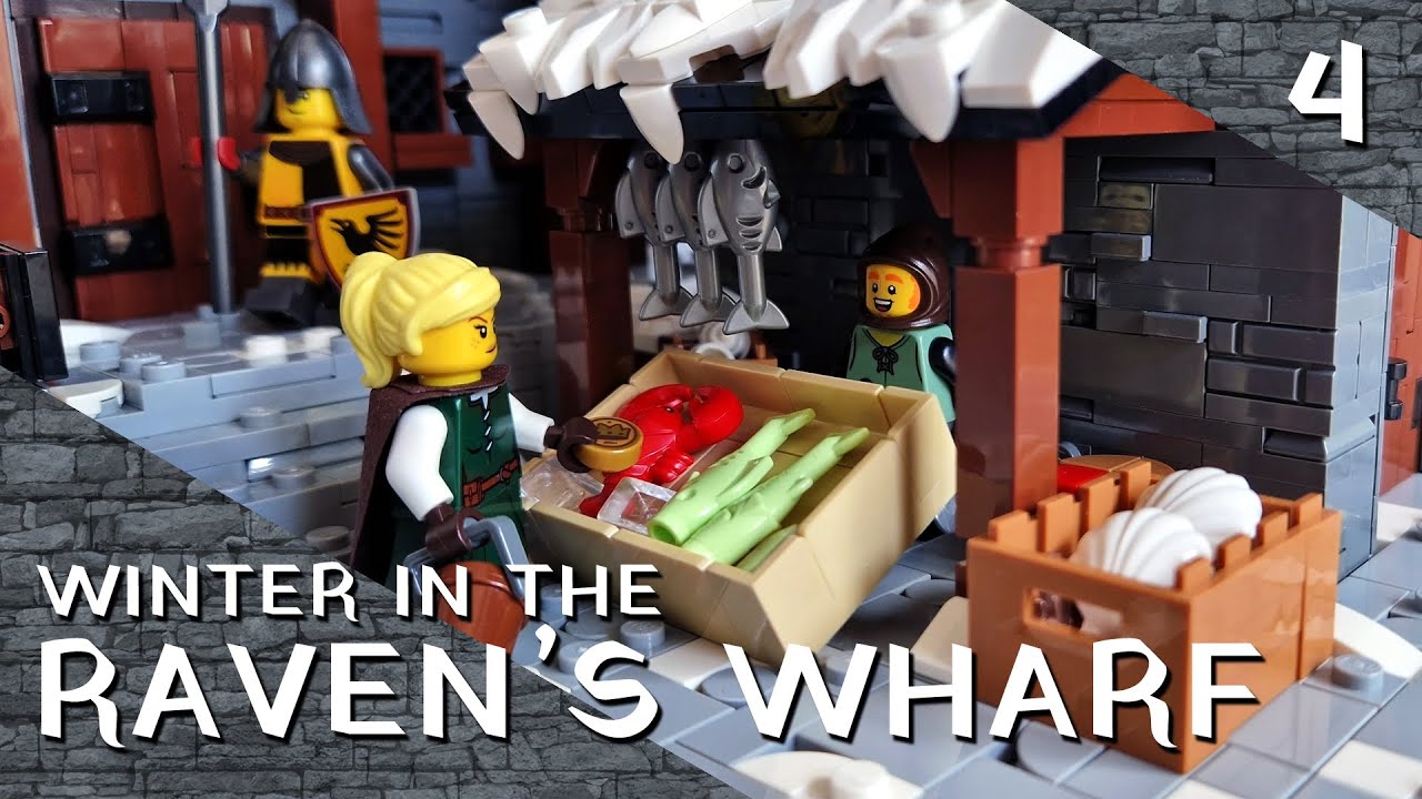 Winter in the Raven's Wharf | Lego Castle MOC | EPISODE 4 - YouTube
