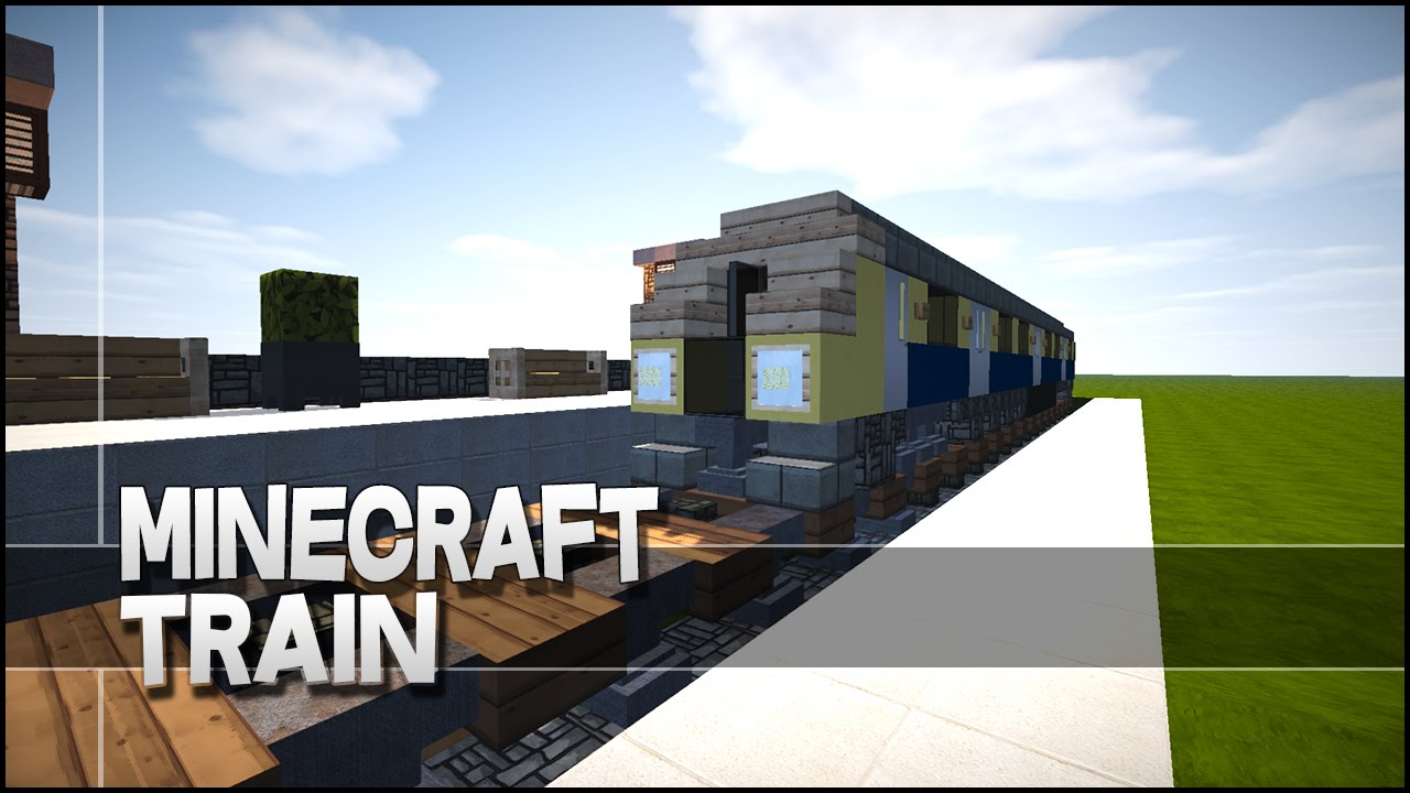 Minecraft Vehicle Tutorial - Train - YouTube