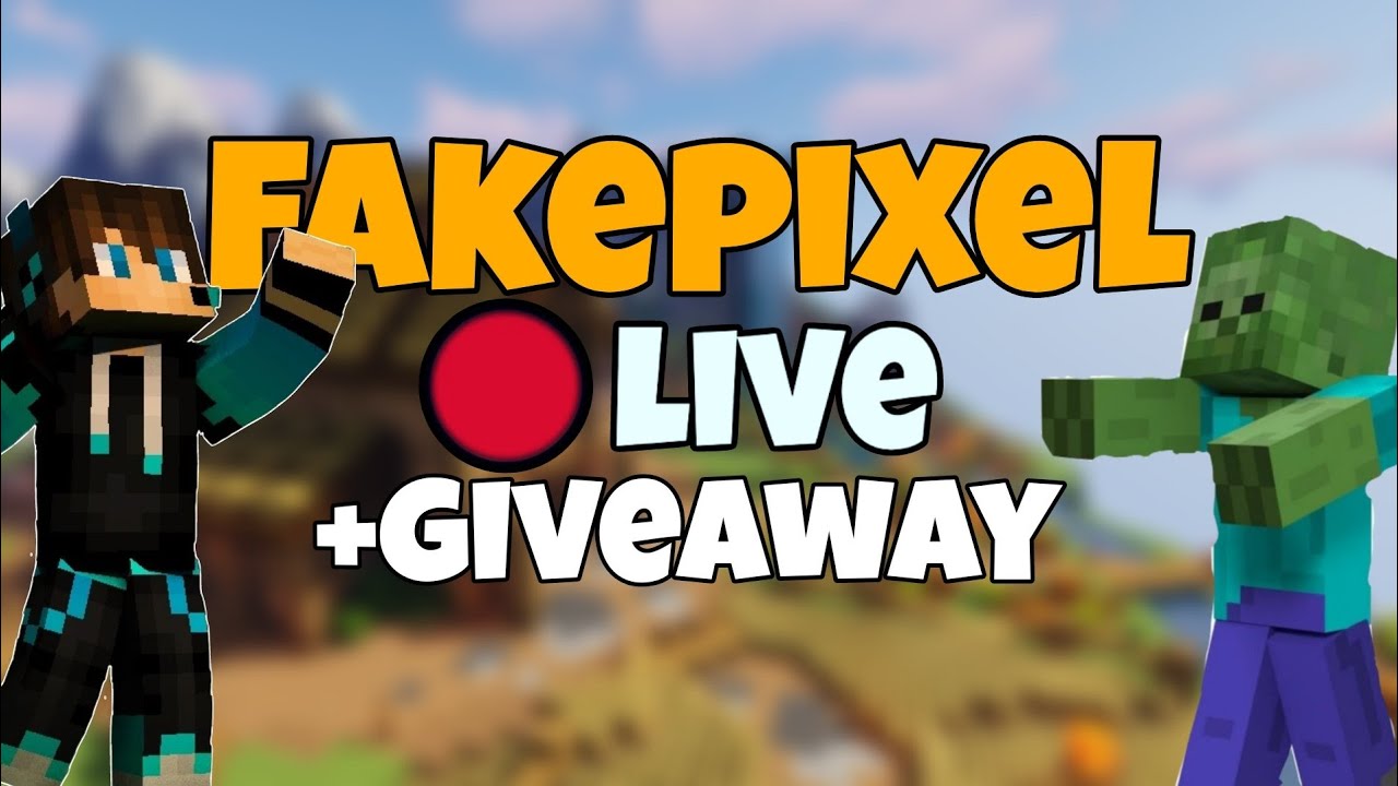 Fakepixel Skyblock Live Doing Giveaway And Grinding To Reach 100m Coins ...