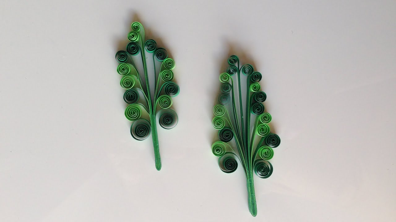quilling trees, diy tiny paper tree, quilling leaves, christmas tree ...