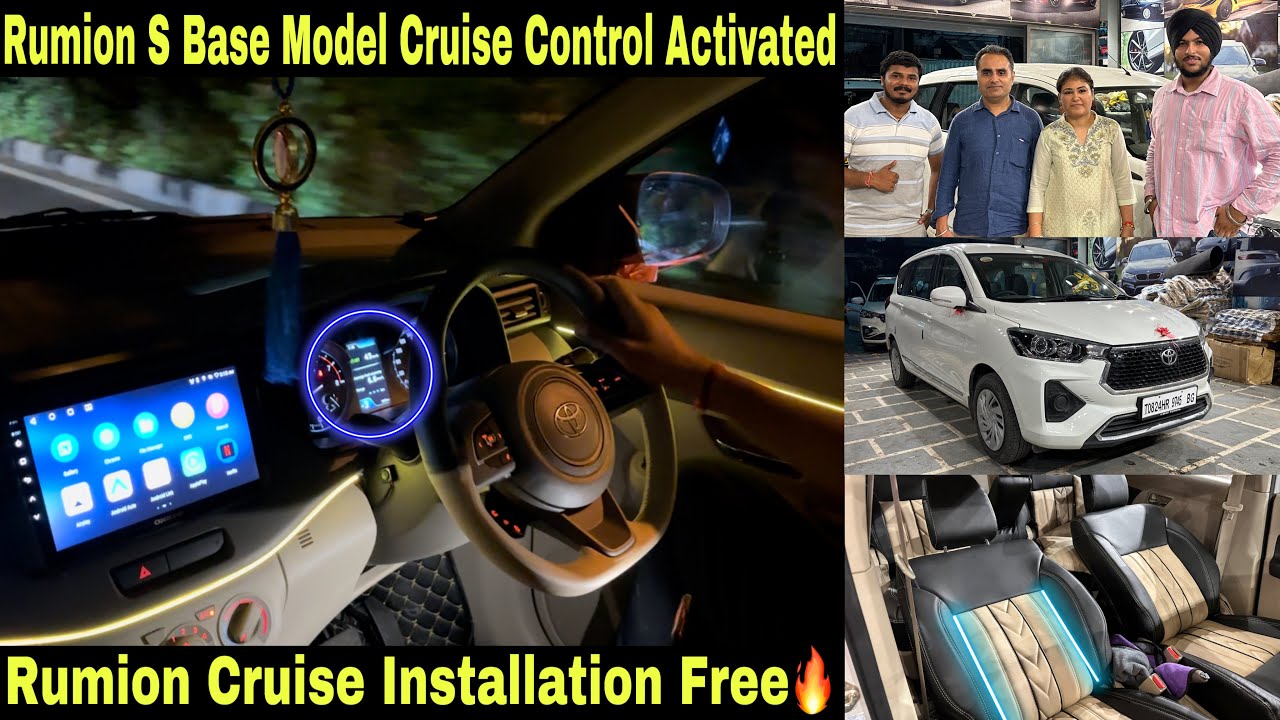 toyota rumion s base model cruise control installation | rumion ...