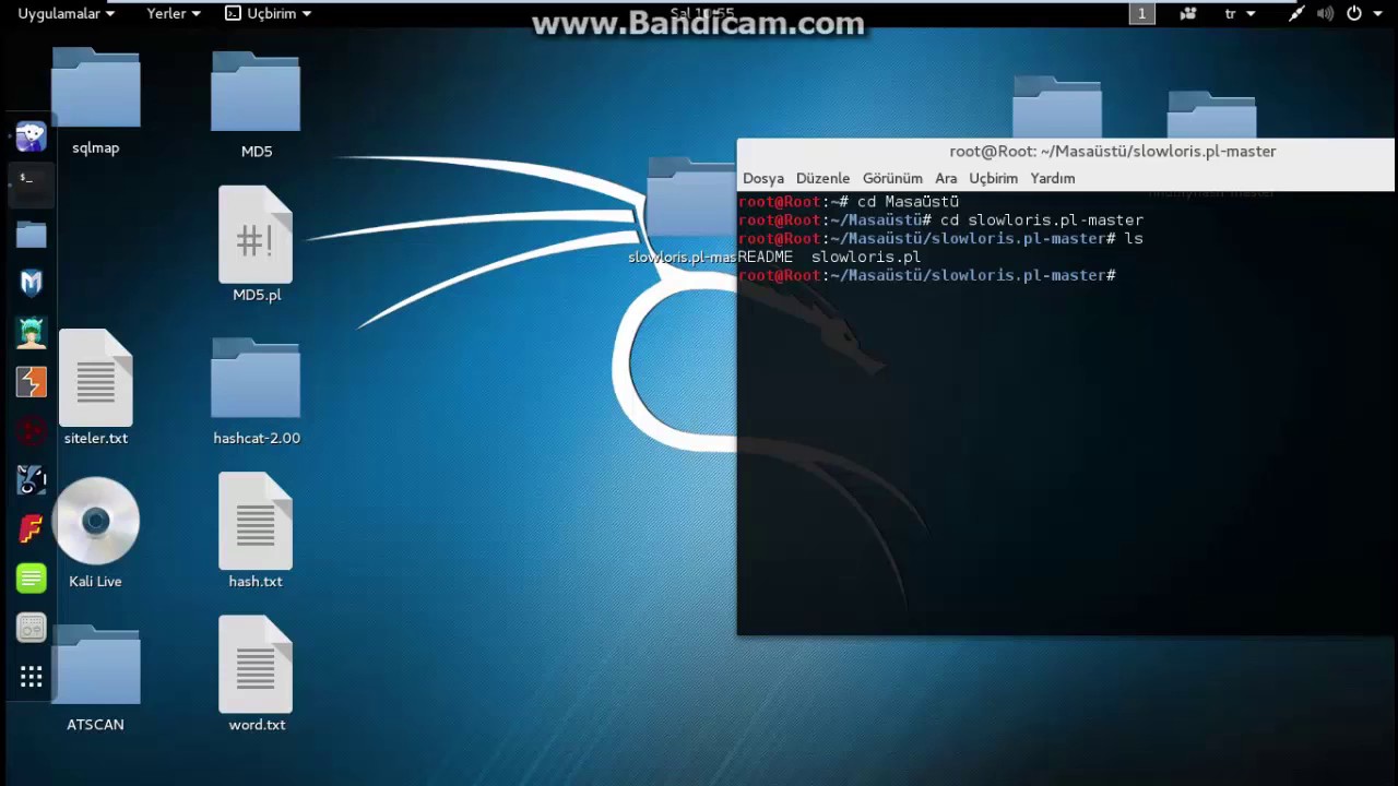 kali linux slowloris ddos attack bolum 7 - YouTube
