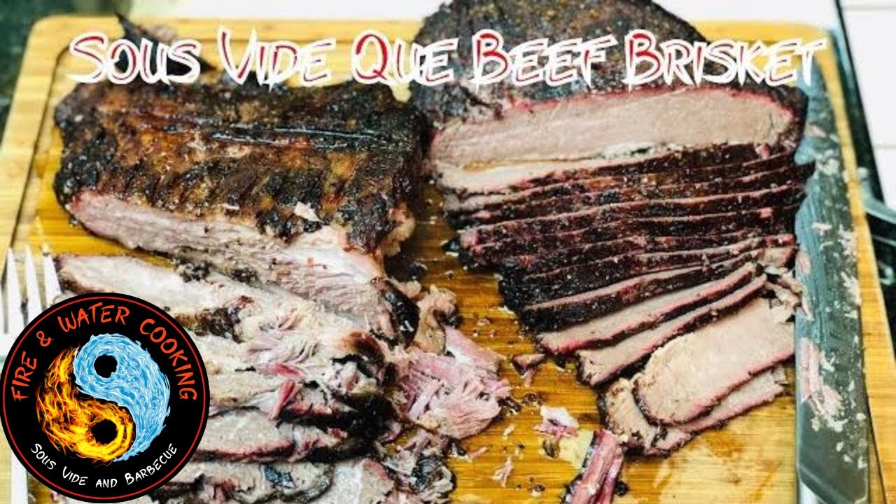 Sous Vide Que Full Packer Brisket on the Camp Chef SmokePro - YouTube