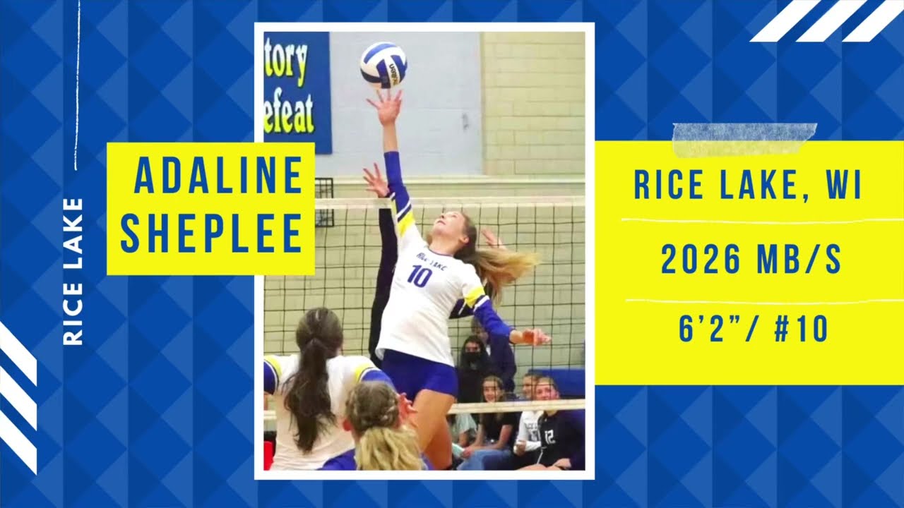Adaline Sheplee Freshman VB - YouTube