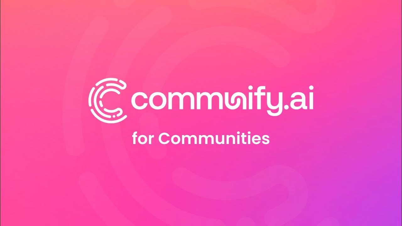 Communify for Communities - YouTube