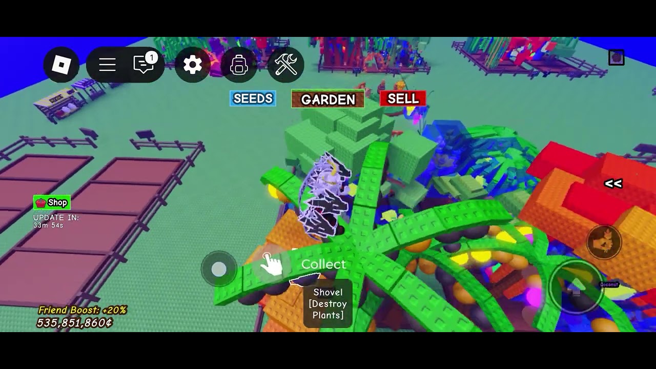 Void touch ( black hole ) in Grow a Garden #growagarden - YouTube