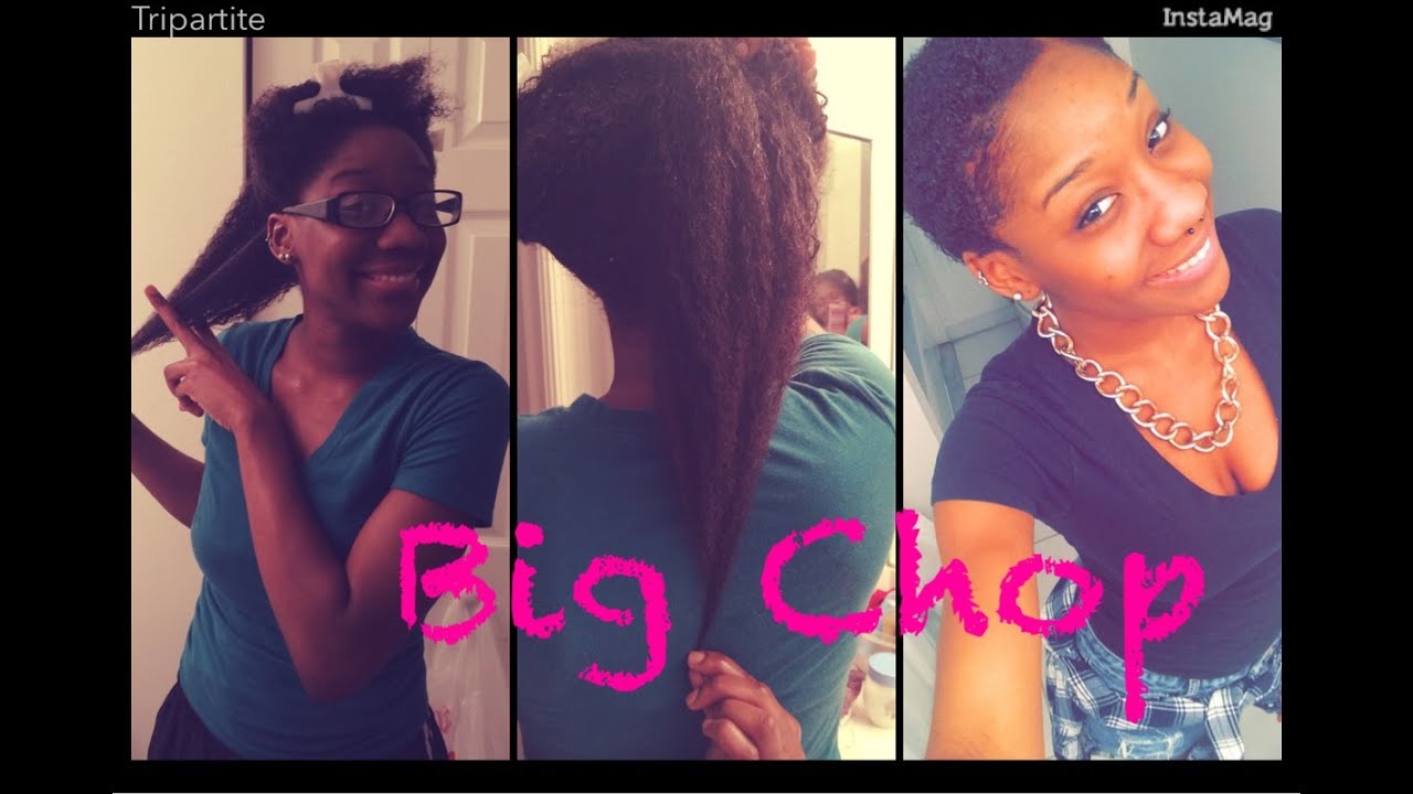 My big chop: 7/2014 - YouTube