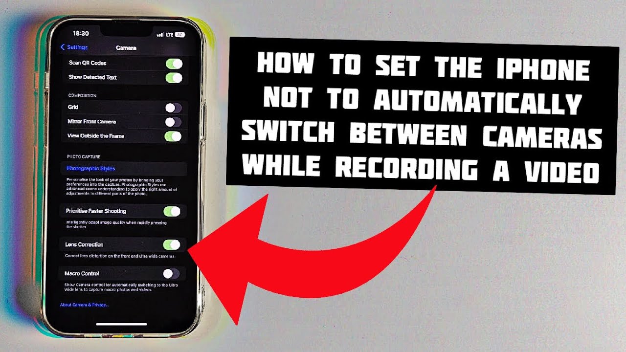 How to Set the iPhone Not to Automatically Switch Between Cameras While ...