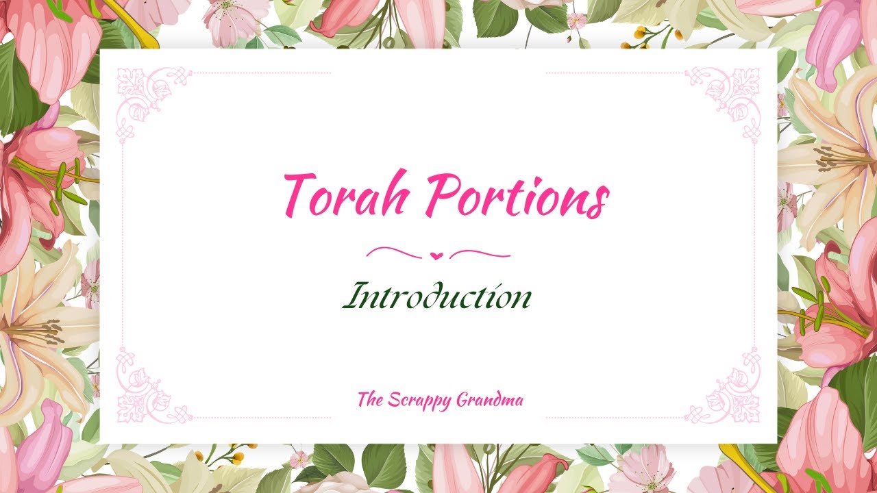 Dive Into the Wisdom of the Torah with Weekly Portion Readings! - YouTube