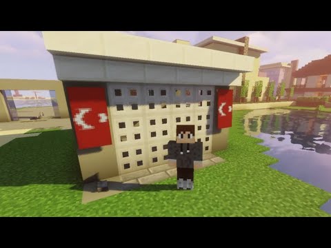 Minecraft garaj kapısı nasıl yapılır? | How to make a minecraft garage door? [Command_Block]