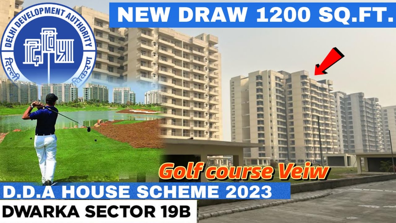 DDA Housing SCHEME 2023 | Golf Course ⛳️ Flat | Dda 3 BHK Flat | New ...