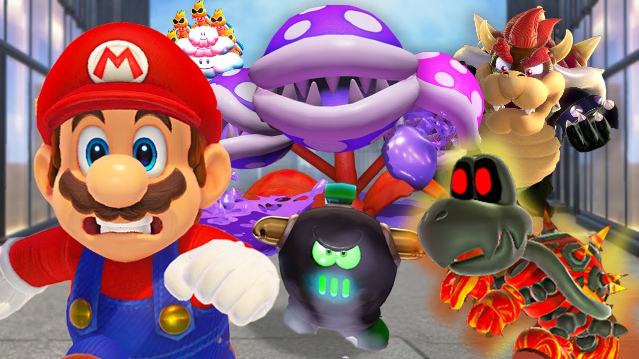 I made 100 CUSTOM BOSSES in Mario [FULL MOVIE] - YouTube