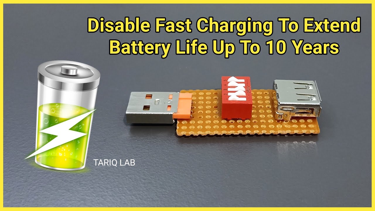 Disable Fast Charging To Extend Battery Life - YouTube