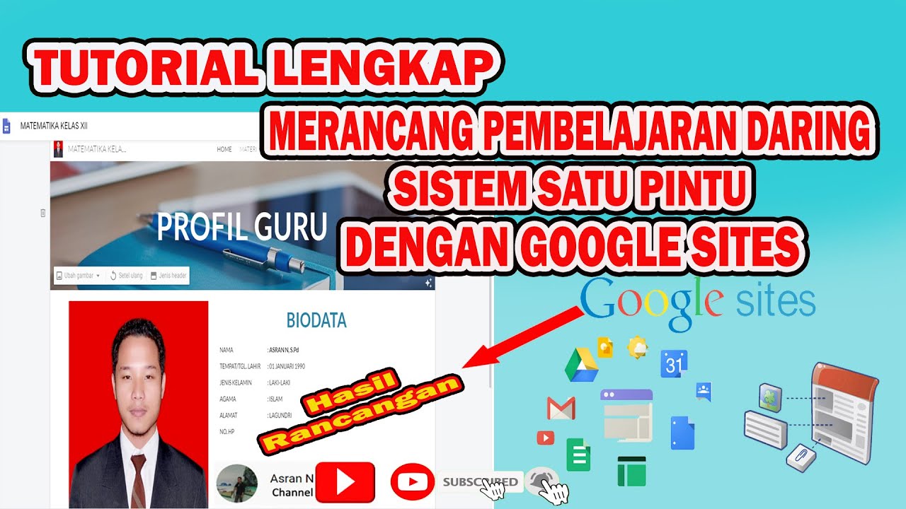 google sites | cara membuat google sites | tutorial lengkap dan mudah ...