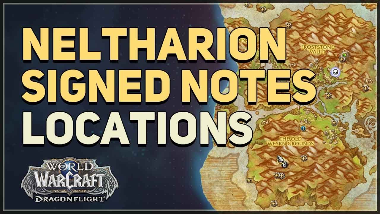 All 10 Neltharion-Signed Notes Locations WoW - YouTube