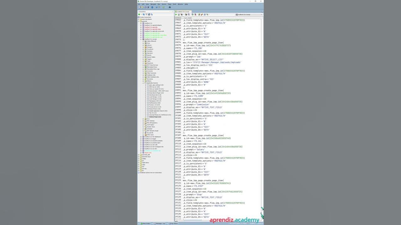 Respaldar tus aplicaciones del SQL Developer #coding #orclapex - YouTube