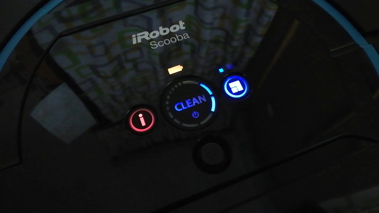 iRobot Scooba diagnostic mode lights | RoboVacCollector - YouTube