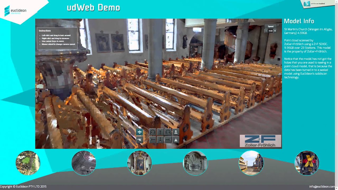 Euclideon Unlimited Detail / Webdemo zur "Grafik der Zukunft" - YouTube