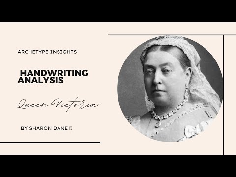 Handwriting Analysis or Pen Depiction of "Queen Victoria" by Archetype ...