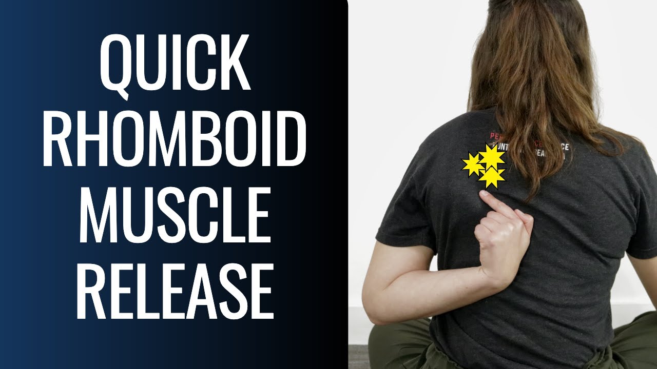 Quick Rhomboid Pain Relief | Upper Trap Pain (TRY IT) - YouTube