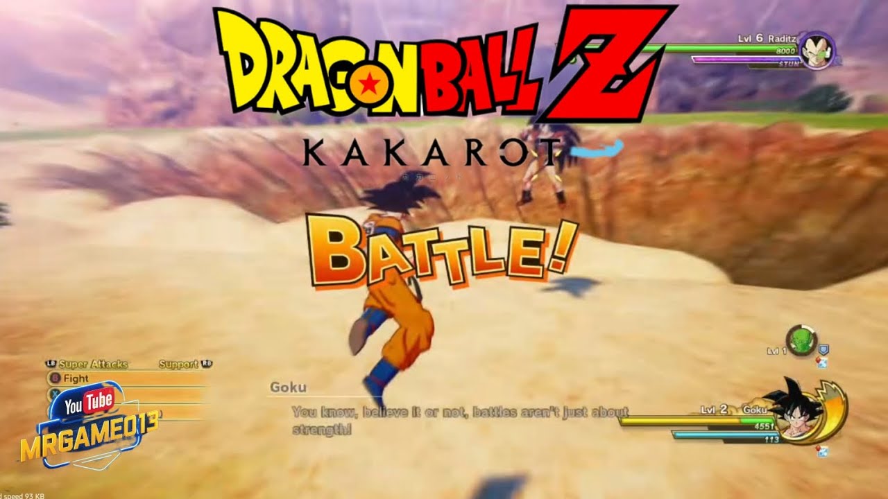 DRAGONBALL Z KAKAROT - FIGHT RADITZ - YouTube
