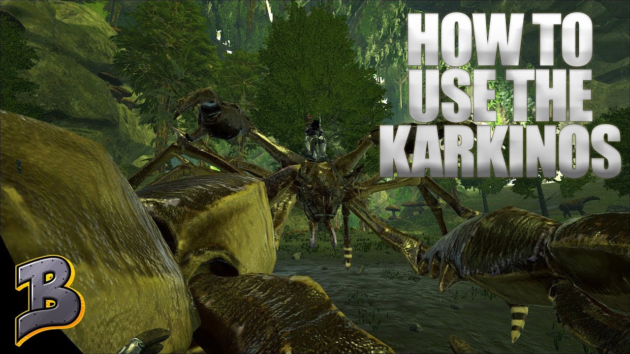 How To Tame And Use A Karkinos! (Aberration) Ark Survival Evolved Ep 11 ...