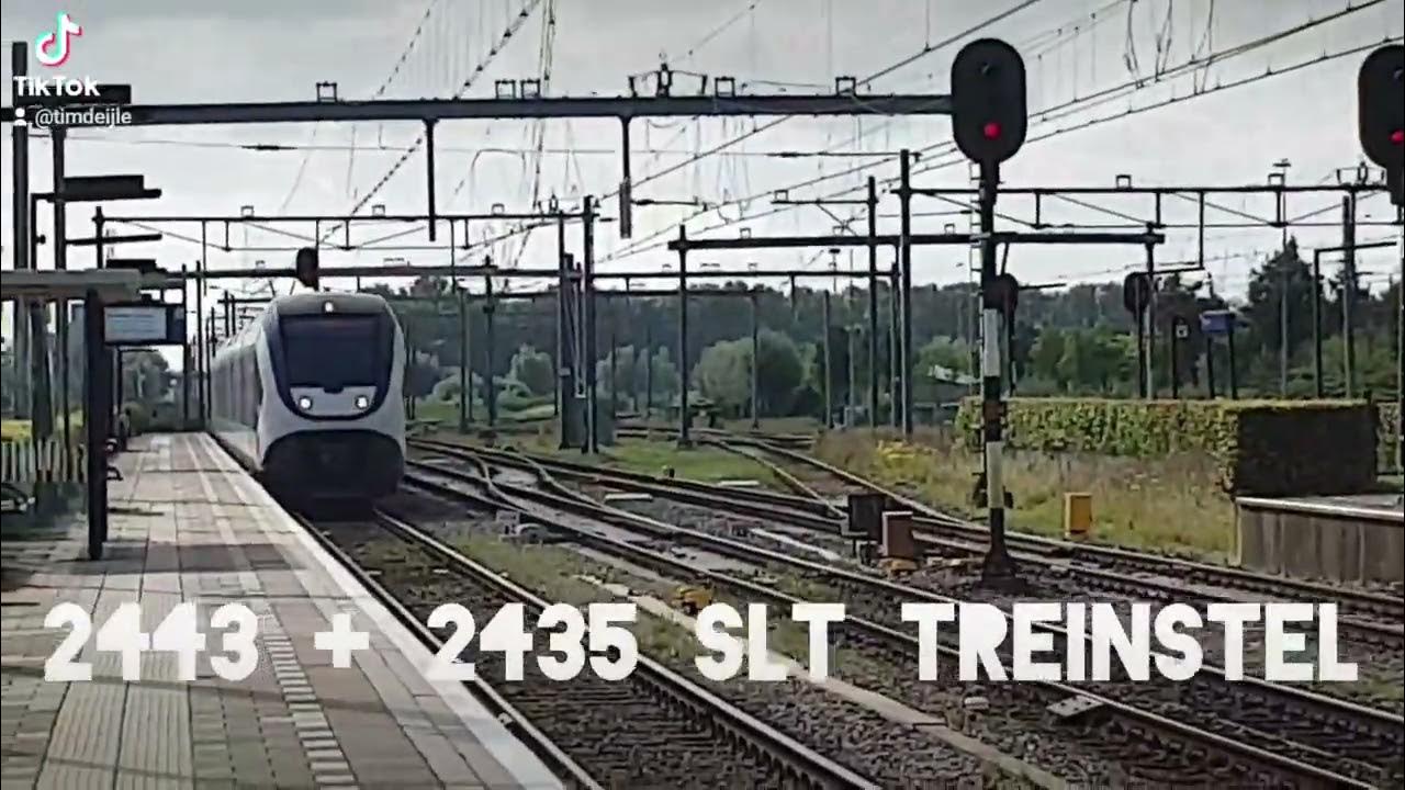 NS SLT 2443 + 2435 komen aan in Uitgeest | #2 - YouTube