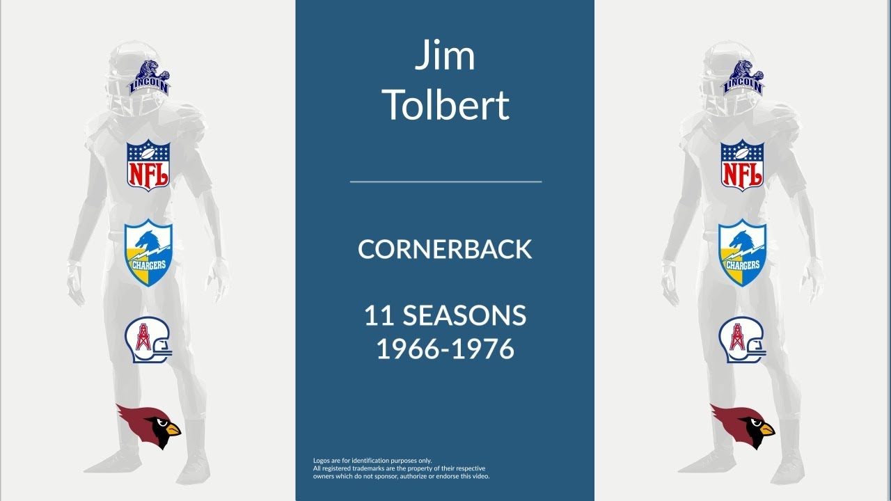 Jim Tolbert: Football Cornerback - YouTube
