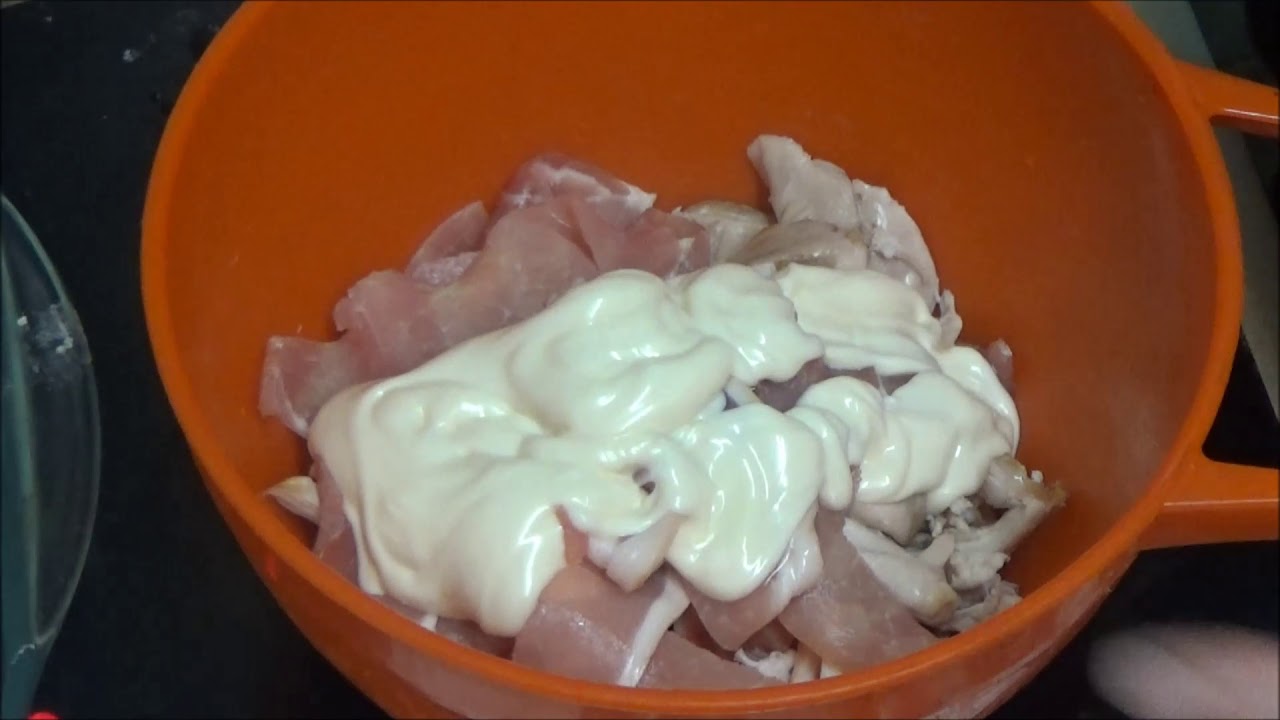 Chicken Bacon & Mayo Bake - YouTube