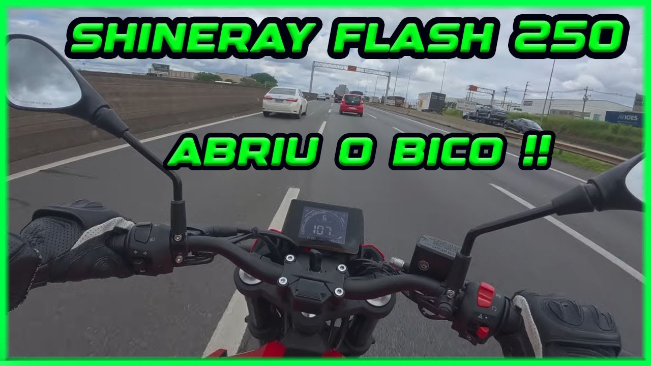 SHINERAY FLASH 250 : MOTOR ABRIU O BICO no TOP SPEED !!! - YouTube