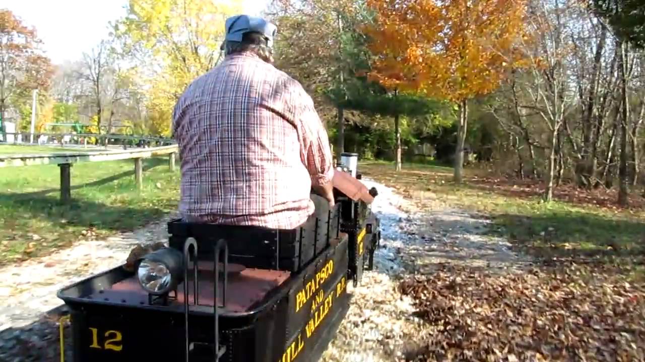 CALS Live Steamers #12 Train Ride in Leakin Park Baltimore - YouTube