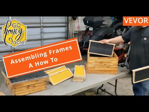 How to Assemble Beehive Frames - YouTube