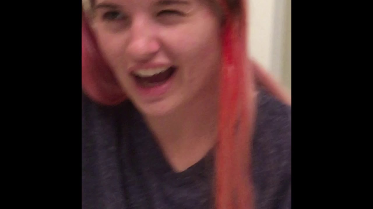 Dyeing My Hair Extreme Orange With Overtone - YouTube