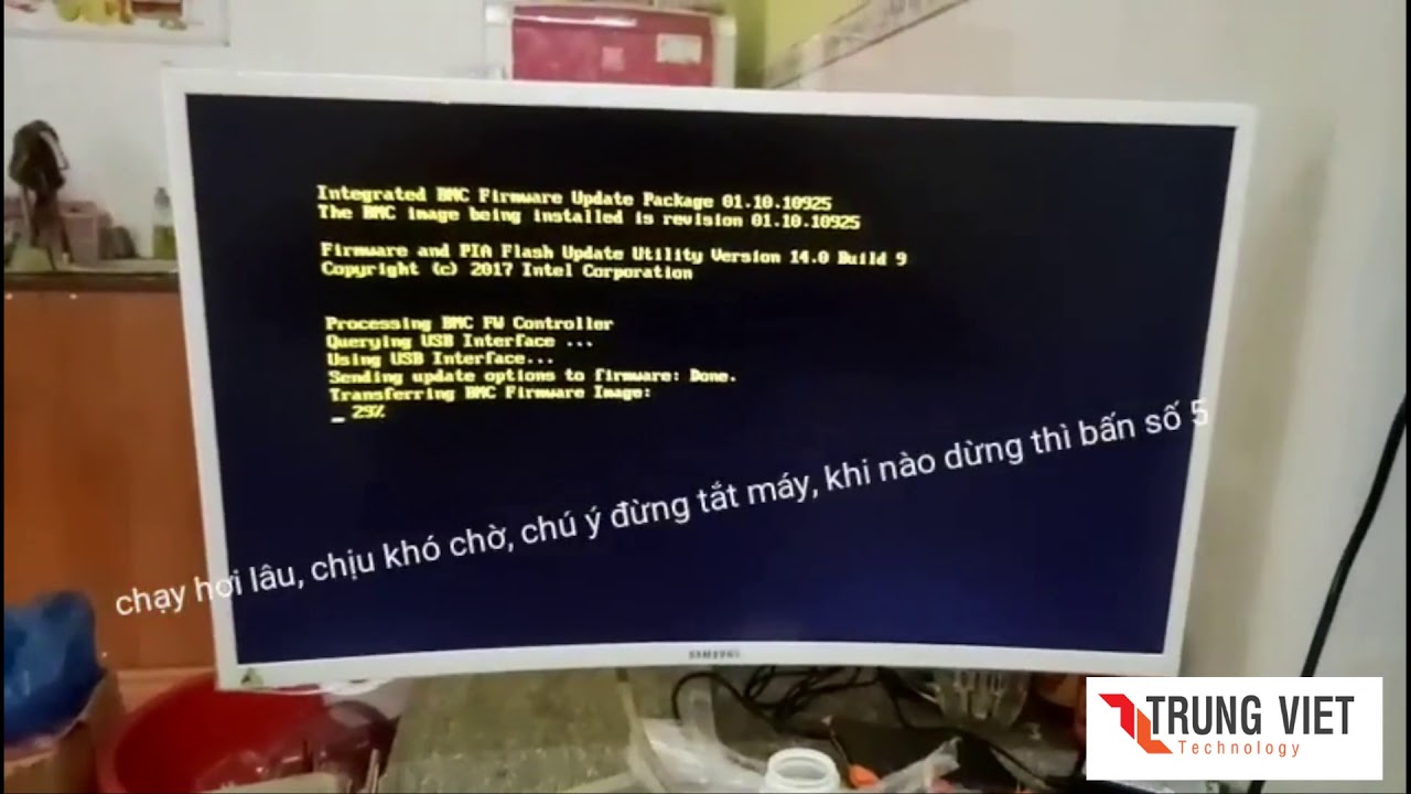 Huong dan update bios main server intel s1200 - YouTube