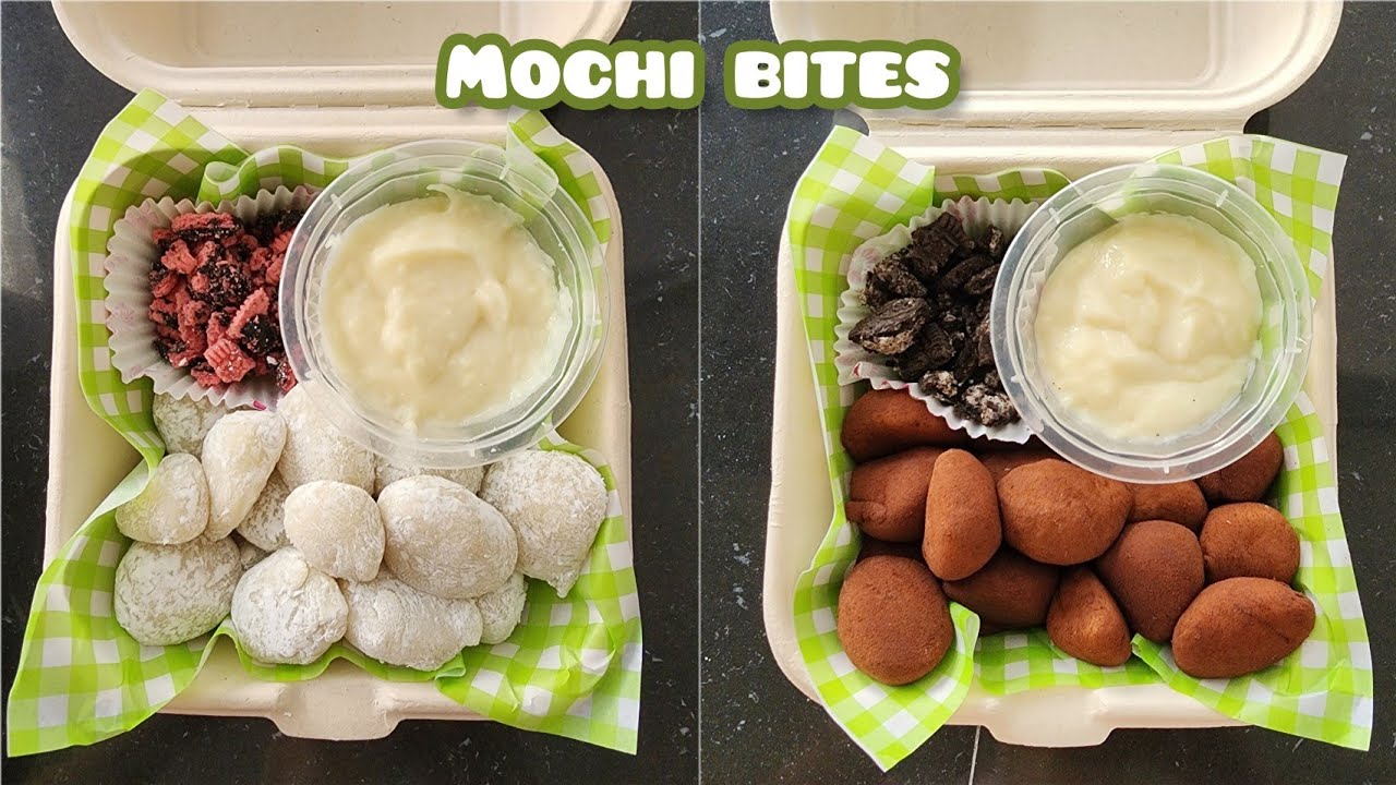 Membuat mochi bites viral tiktok, lengkap dengan saos keju. Lembut dan ...