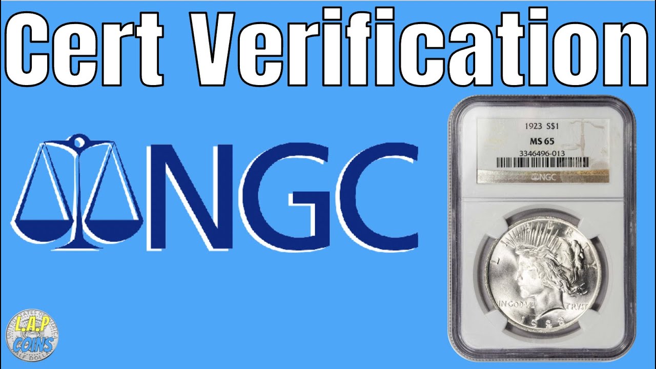 How To Verify NGC Coin Slabs - YouTube