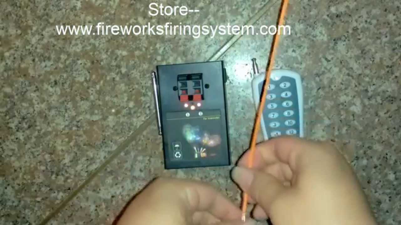 Fireworks firing system - YouTube