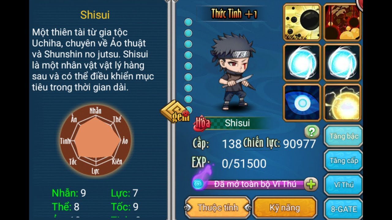 [Ninja Rebirth] Tiêu điểm tướng #10: Shisui - YouTube