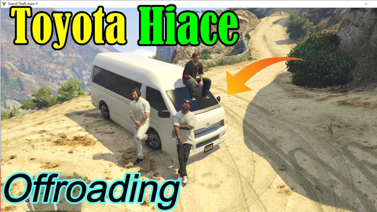 Toyota Hiace OFFROADING Test Drive GTA5 Real Life Story - YouTube
