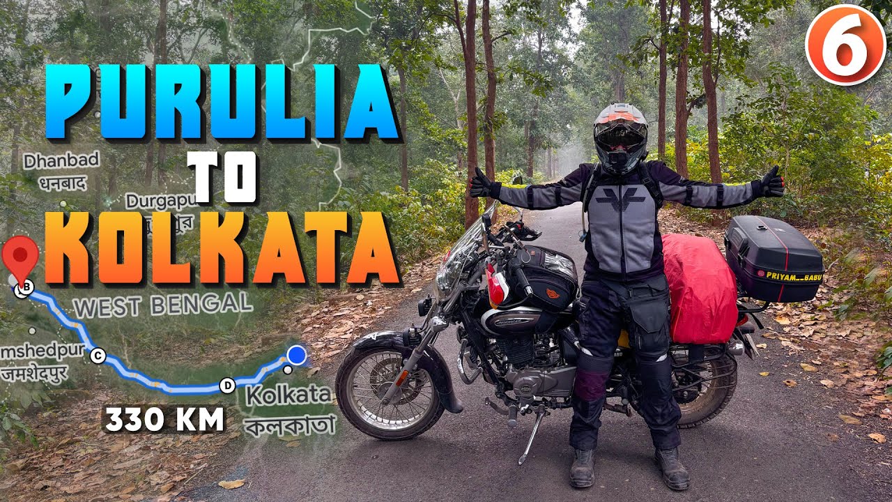 Purulia to Kolkata Bike Ride 330 KM | Pakhi Pahar Pardi Lake Dam ...