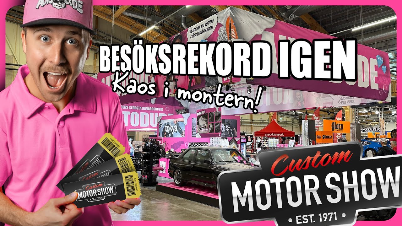 Custom Motor Show Elmia 2025 - Första dagen! Vilket tryck! - YouTube