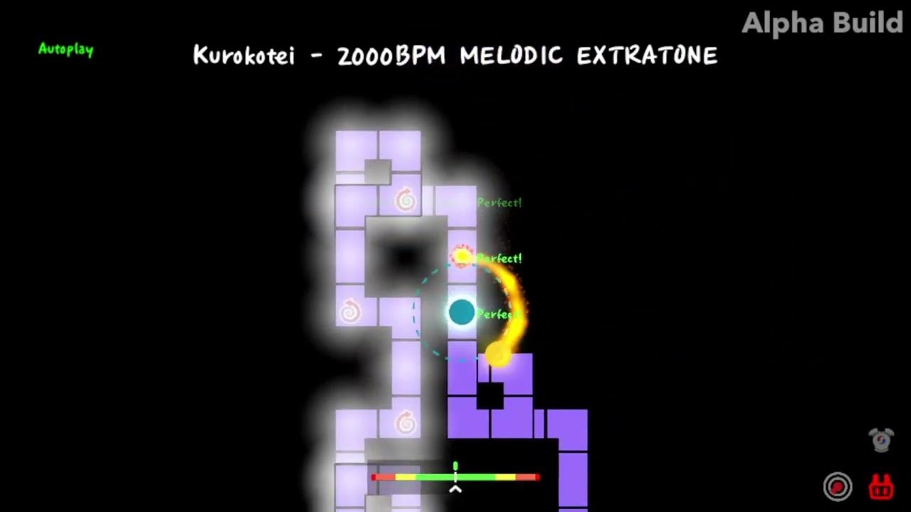 [ADOFAI Custom #13] Kurokotei - 2000BPM MELODIC EXTRATONE [Level by Axeras] - YouTube